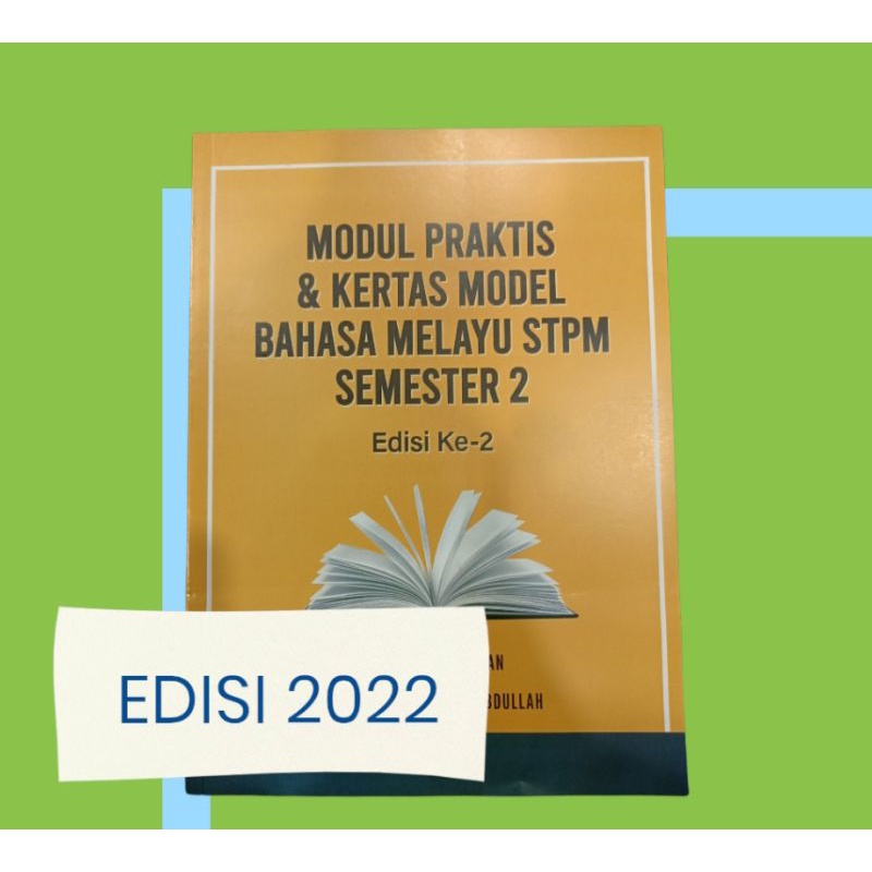 MODUL PRAKTIS&KERTAS MODEL BAHASA MELAYU STPM SEMESTER 2 | Shopee Malaysia