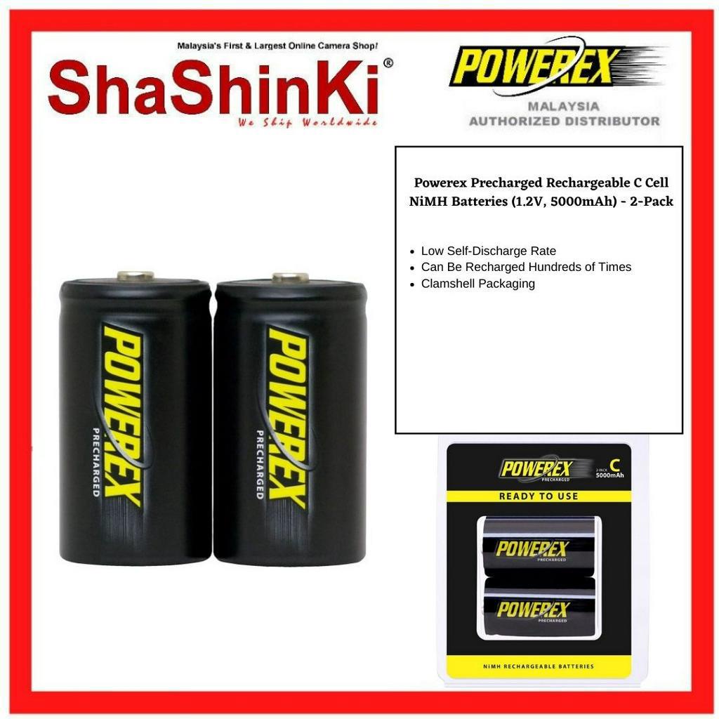 Maha Powerex PRO Rechargeable AA / AAA / 9V / 9V / D Cell NiMH / C Cell NiMH Batteries | Shopee ...