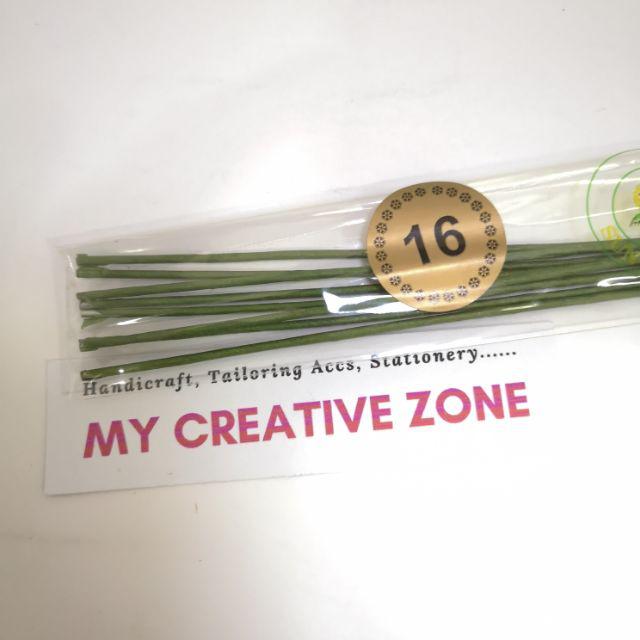 Rose Brand Floral Wire / Dawai Bunga 36cm ( size 16 ~ 30) | Shopee Malaysia