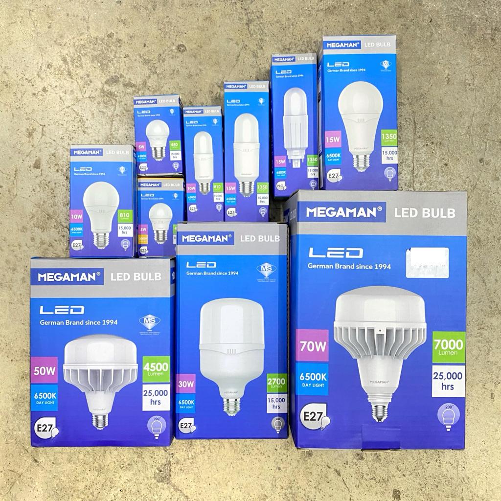 MEGAMAN LED BULB 5W/10W/15W LED BULB LED STICK | Shopee Malaysia