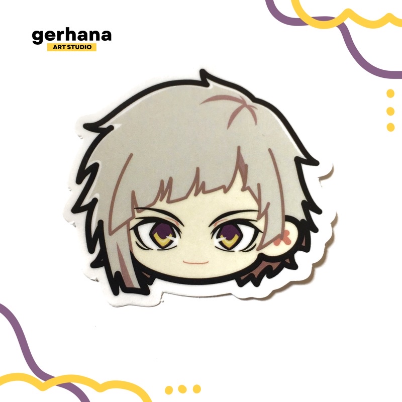 Bungou Stray Dogs Anime Chibi Sticker | Dazai Atsushi Kyouka Ranpo ...