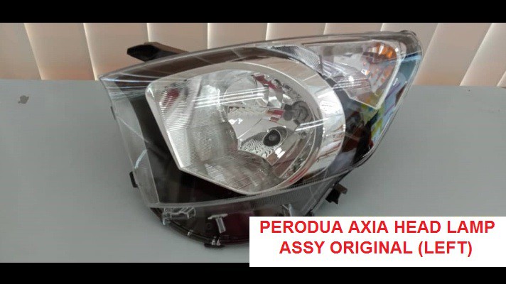 PERODUA AXIA (2014) HEAD LAMP ASSY ORIGINAL (PERODUA) (LEFT) | Shopee ...