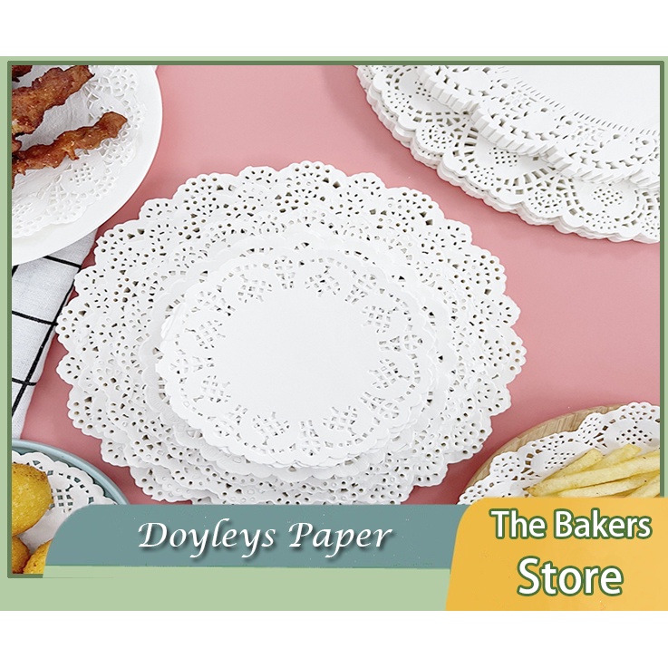 140pcs Doyleys Paper Doily Paper Dolly Paper Kertas Pelapis kertas CNY ...