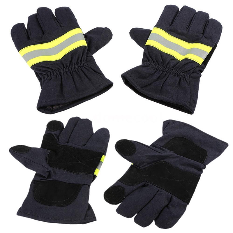 (MRBUNNY-MY)NEW Firefighting Gloves Fire Proof Heat Proof Anti-fire ...