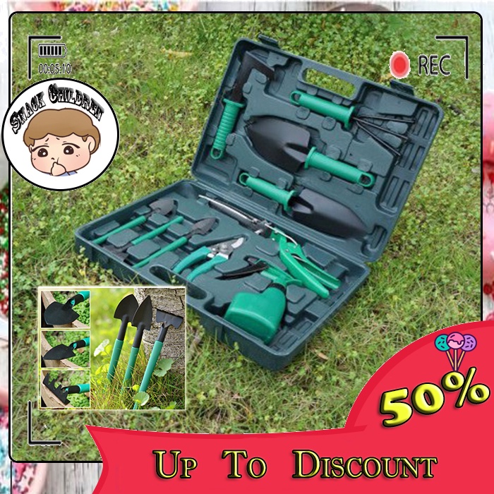 Snack🎁 10 In 1 Outdoor Home Professional Gardening Hand Tools Planting ...