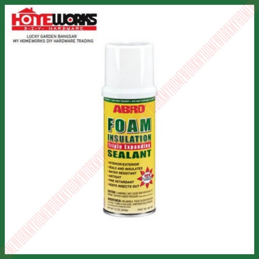 ABRO FOAM INSULATION SEALANT (340G) | Shopee Malaysia