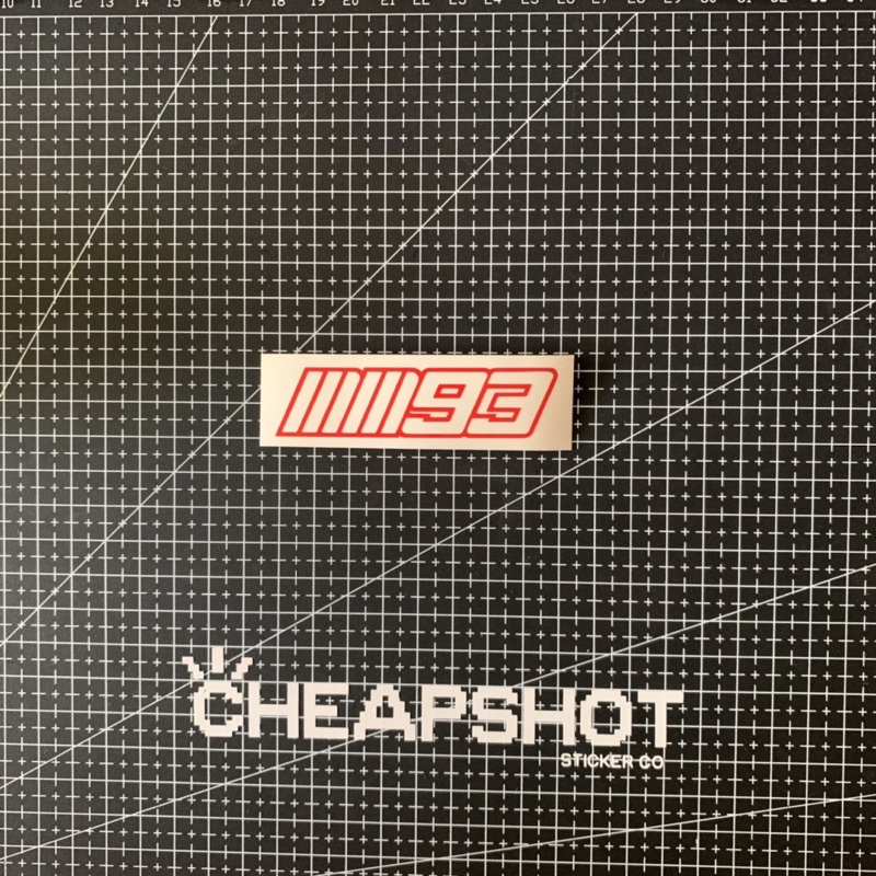 MM93 Marc Marquez 93 MotoGP Sticker Cutting / Vinyl Cut / Sticker ...