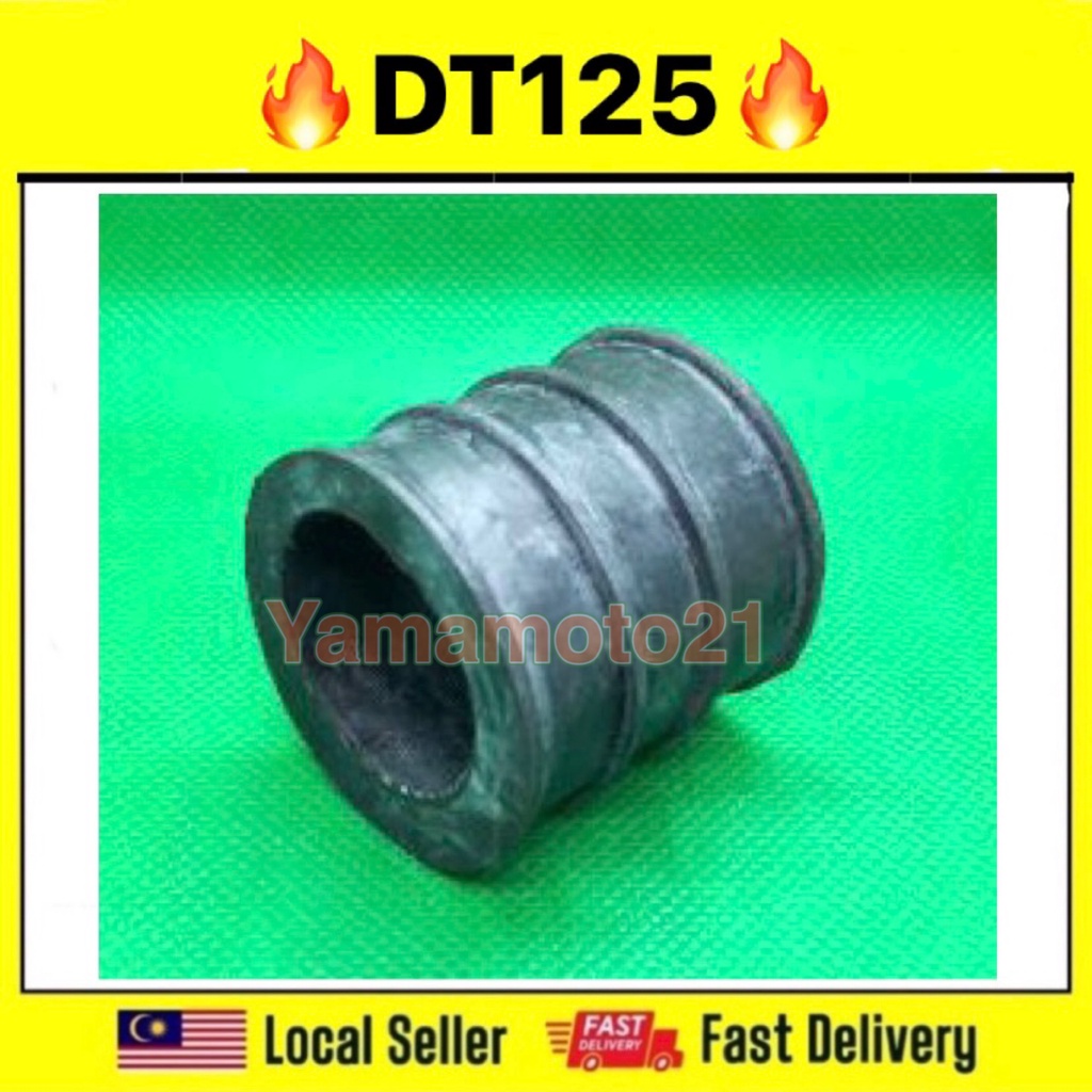 YAMAHA DT125 DT 125 MUFFLER JOINT SCRAMBLE DT 125 EXHAUST EKZOS EXZOS ...