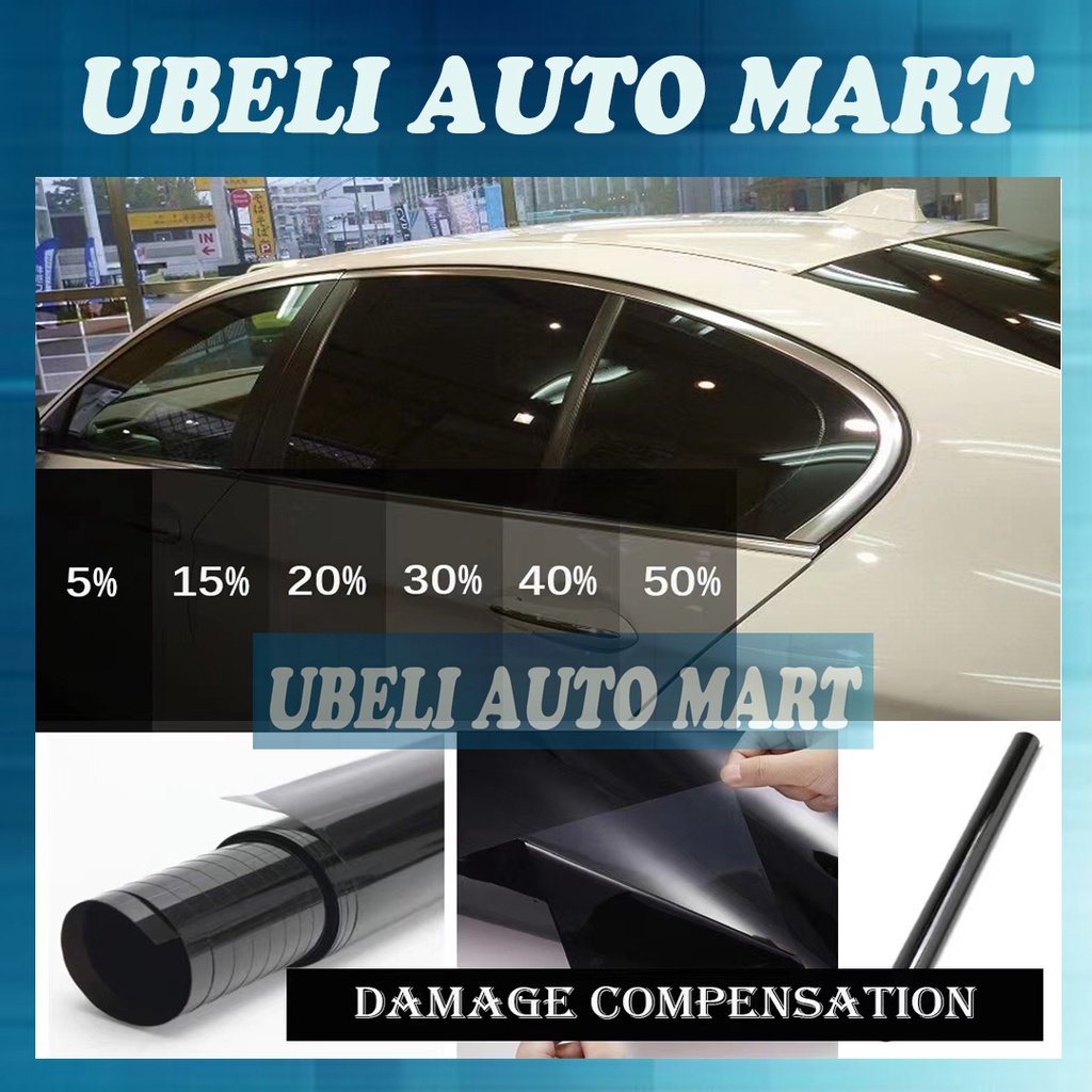 Ready Stock Tinted Rumah UV Hitam / UV Black Window Tinted Film / Tint ...