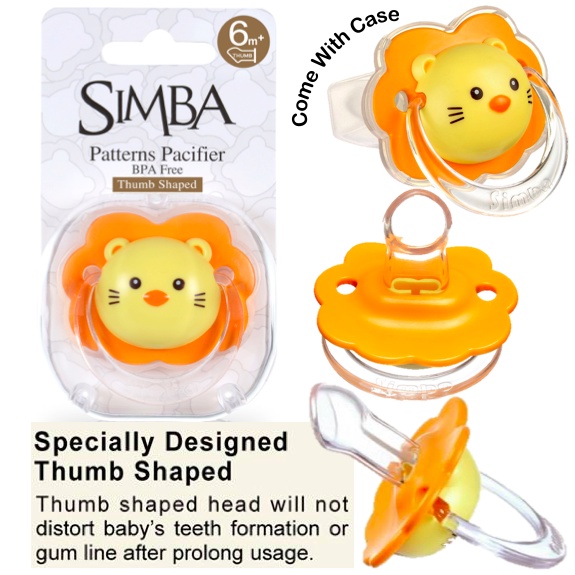 SIMBA 3D Thumb Shape Pacifier (6m+) baby soother puting tidur bayi ...