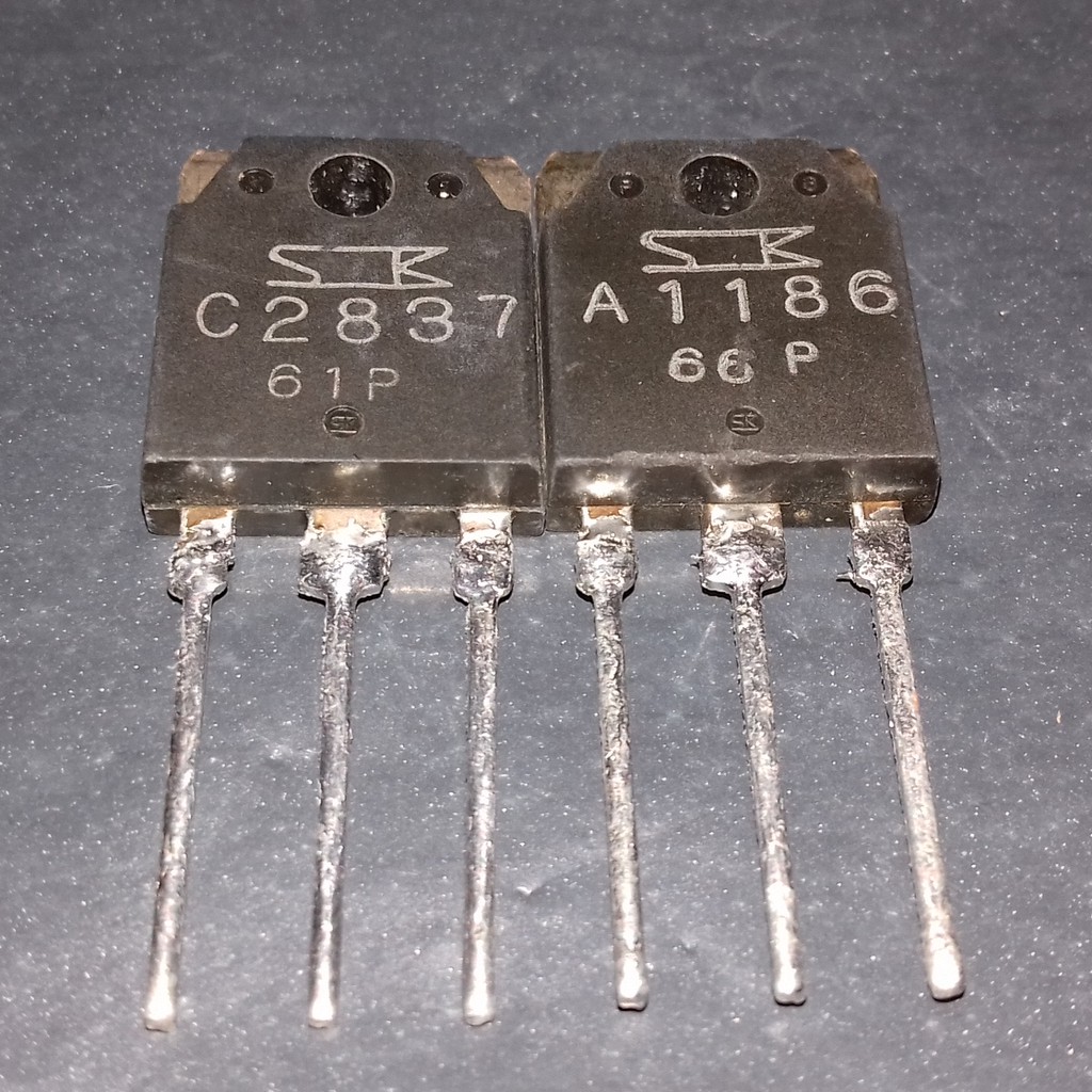 2SA1186 A1186 2SC2837 C2837 15A 150V 100W PNP NPN POWER TRANSISTOR TO ...