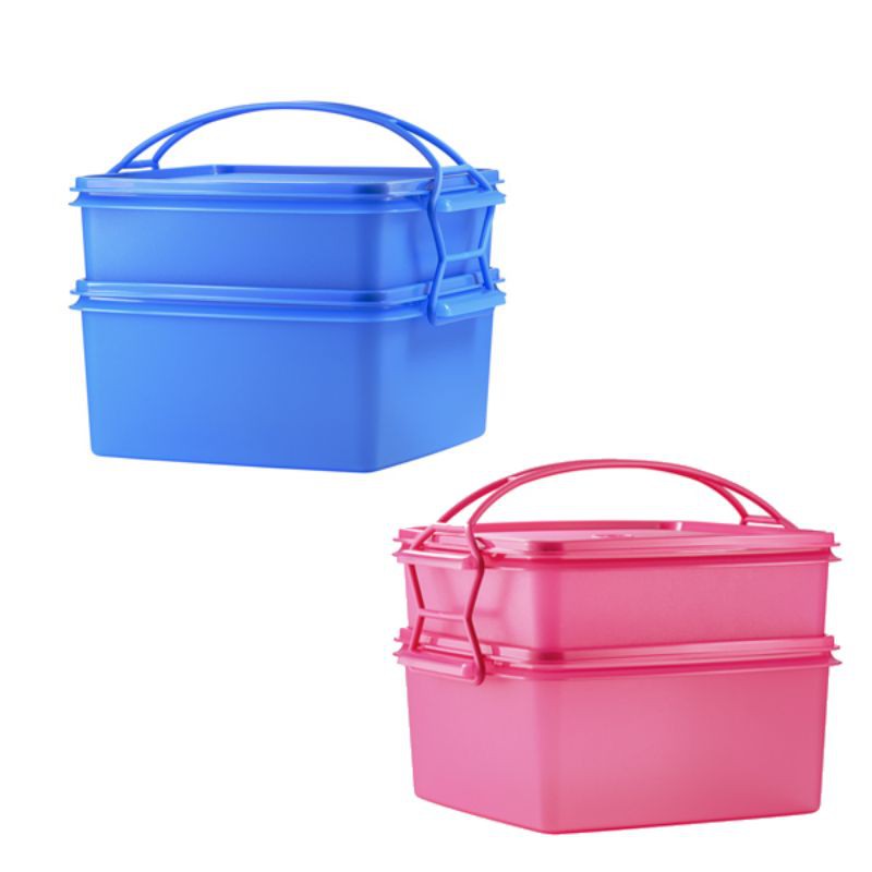 [🔥 READY STOCK 🔥] Mangkuk Tingkat Tupperware Jumbo Goody Box sets with ...