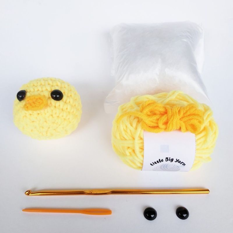 DIY Cute Crochet Amigurumi Haiwan Knitting Kit (NO Needle Dan Hook ...