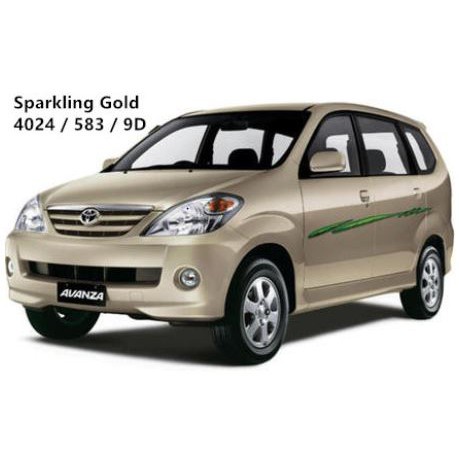 TOYOTA AVANZA 9D SPARKLING GOLD/ BB METALLIC CAT 2K BANCUH/TOYOTA ...