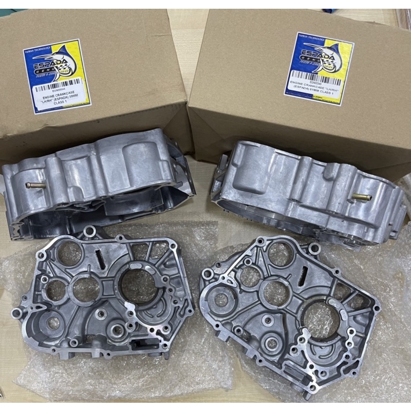 HONDA EX5 CLASS 1 59MM 61MM RACING CRANK CASE CRANKCASE ENGINE COVER ...