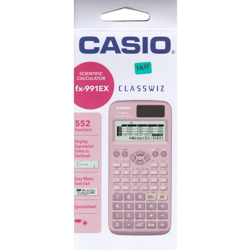 CASIO Scientific Calculator FX-991EX-PK | Shopee Malaysia