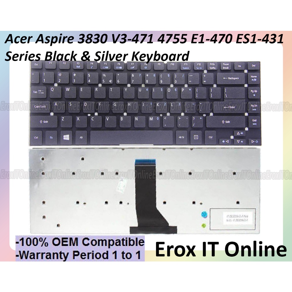 Acer Aspire 4830 4830TG 3830 3830TG 4830T 4755G V3-471G E1-470G E1-472 ...