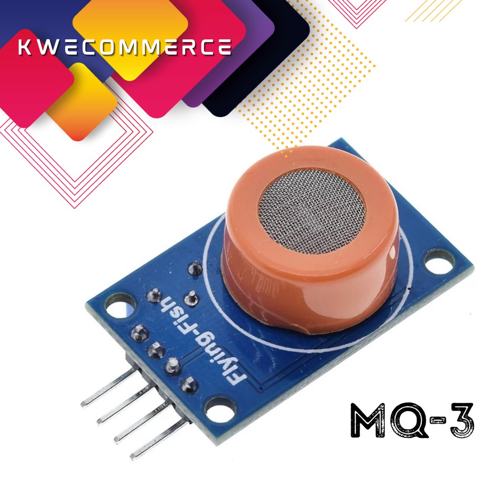Arduino MQ-3 MQ3 10-1000ppm 4-Pin Alcohol Gas Sensor Module Detector ...
