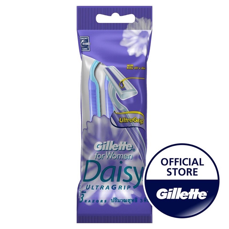 Gillette For Women Daisy Ultragrip Disposable Razor (3s) | Shopee Malaysia
