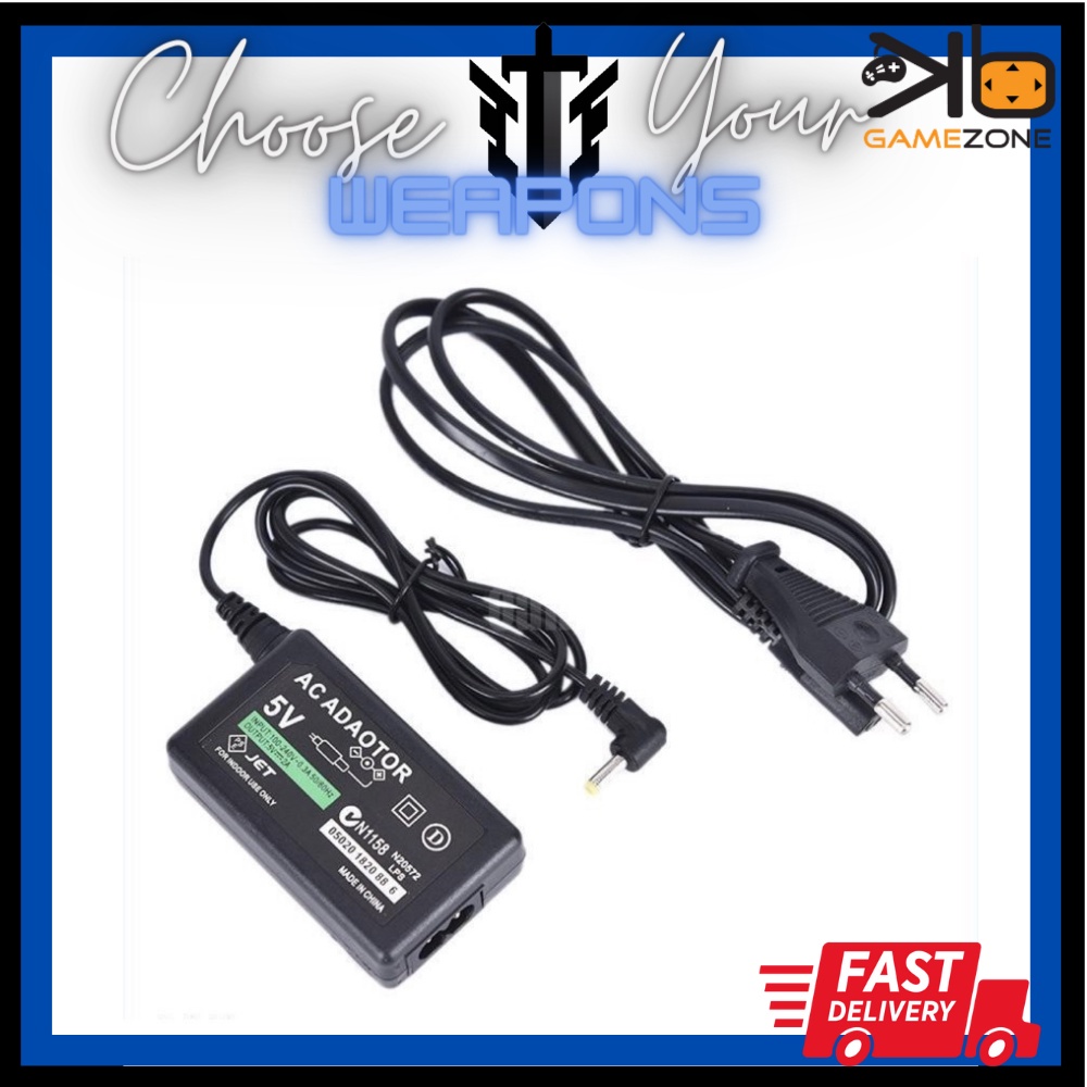 (Grade A) PSP Game Charger Adapter 1000 2000 3000 AC Power PlayStation ...