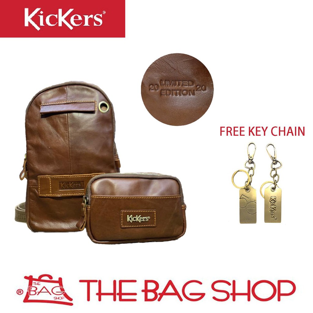 [SHOPEE EXCLUSIVE] Kickers Leather 2IN1 Crossbody & Pouch Bag KIC0090 ...