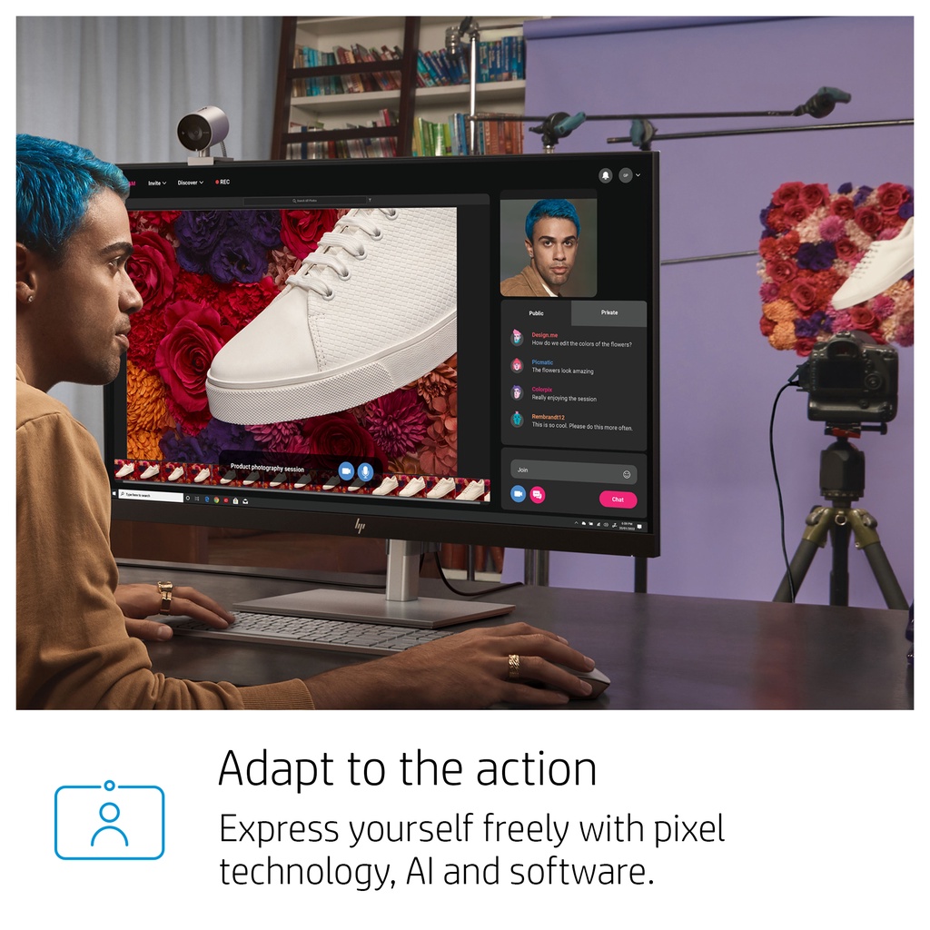 HP 950 4K UHD Resolution Webcam - 103 Degree Field of View , AI Face ...