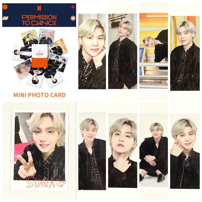 [Ready Stock] 💖 BTS PTD Mini Photo Card Official (Suga) 💖 | Shopee Malaysia