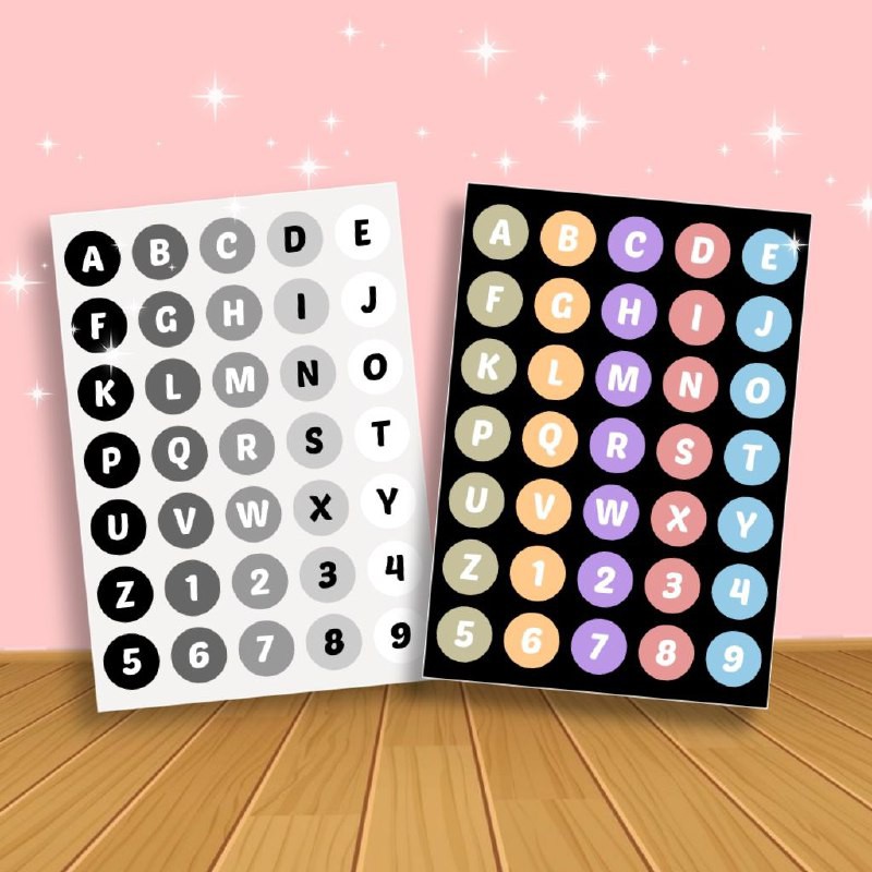 Alphabet STICKER DECO TUMBRL/STICKER AESTHETIC TUMBLR BY OKASHI STORE ...