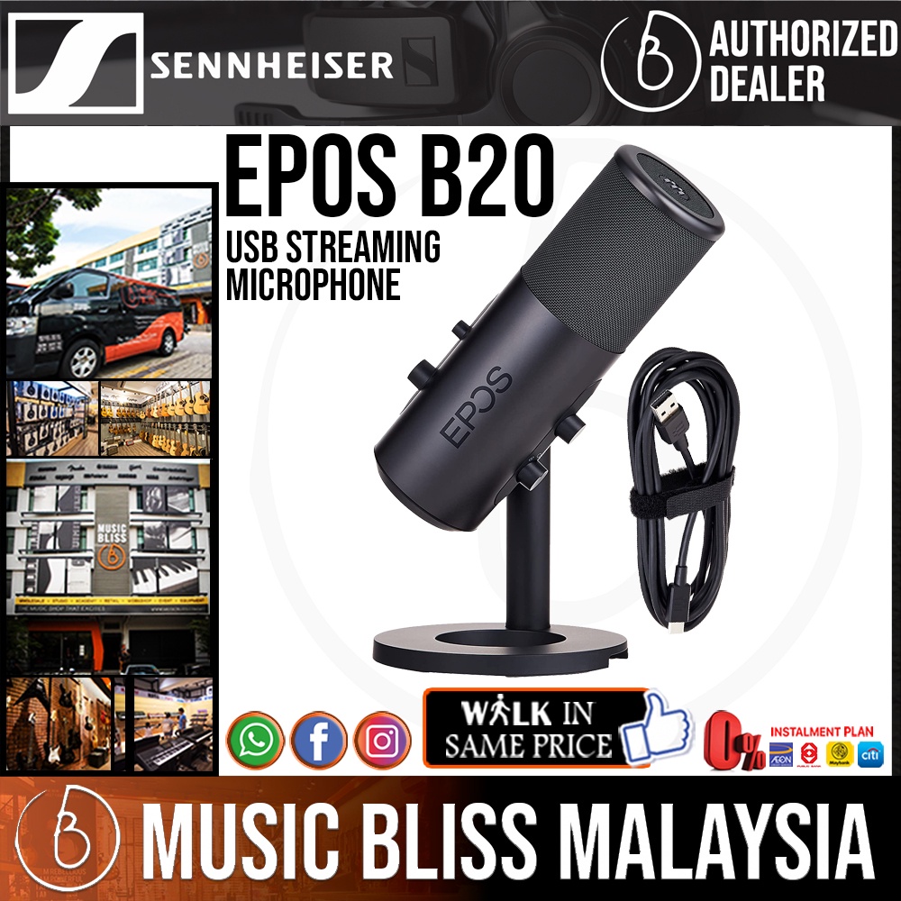 Sennheiser EPOS B20 USB Streaming Microphone (B-20) | Shopee Malaysia