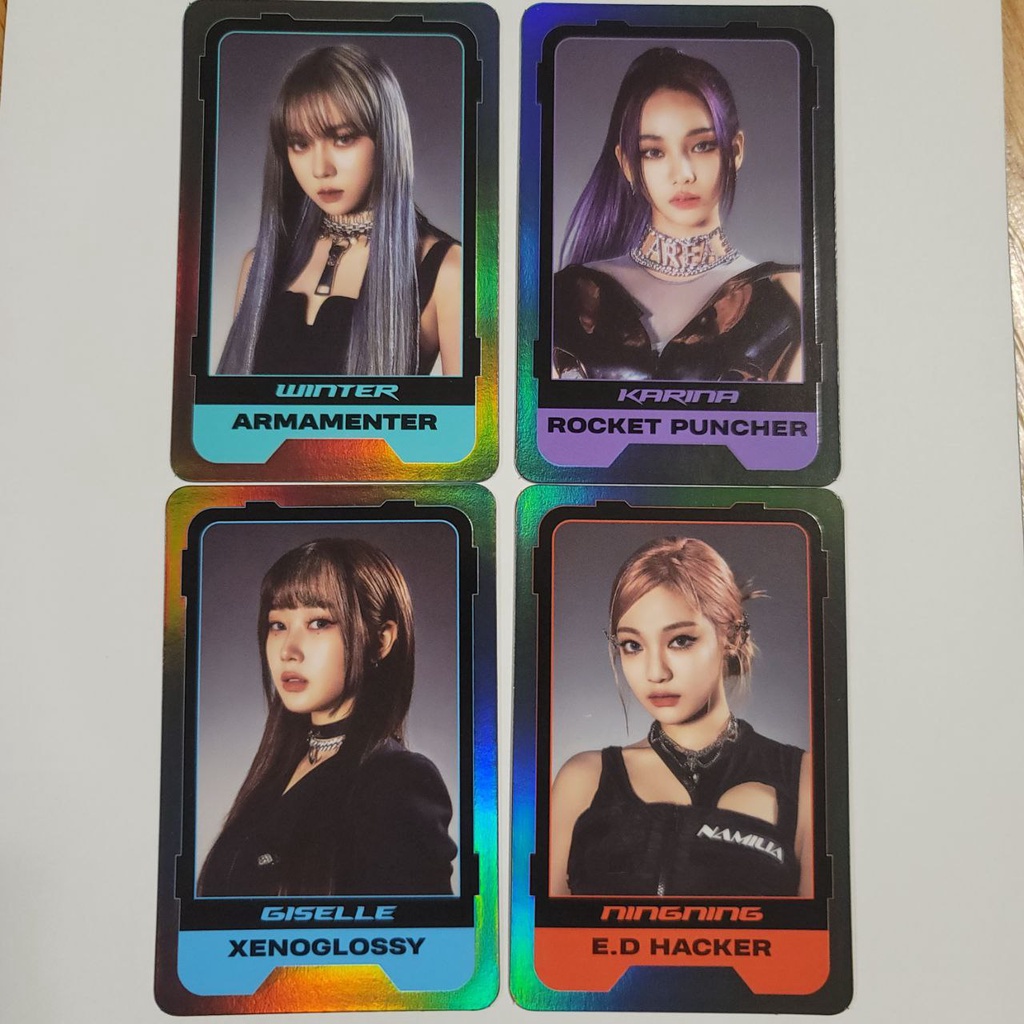 AESPA Official Chracter Photocard Girls The 2nd Mini Album KWANGYA VER ...