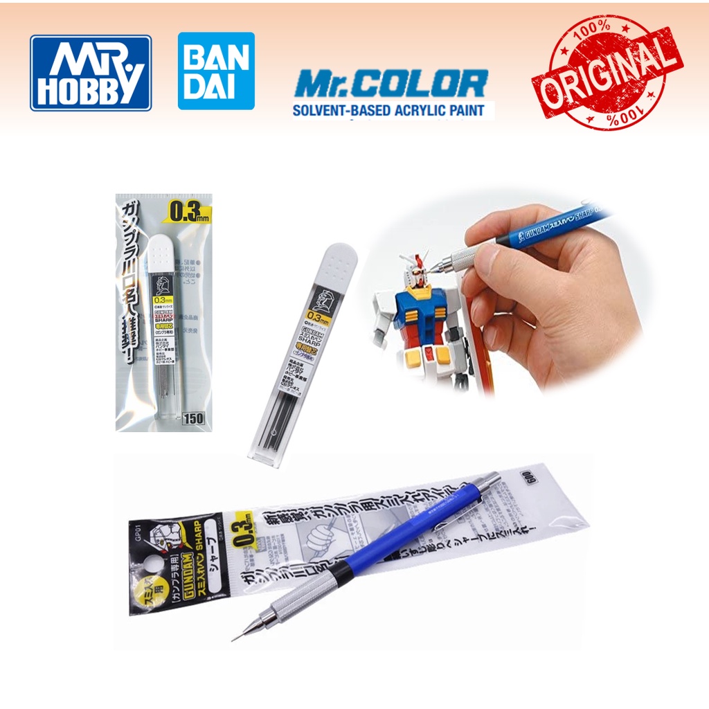 Mr Hobby Gundam Drawing Pen Ink Sharp Panel Lining GP01 Models Kits ...