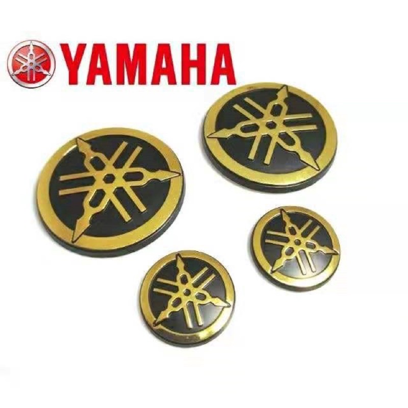 Yamaha Y15 V1 V2 emblem Logo Yamaha Set Original Indonesia 🇮🇩 Gold ...