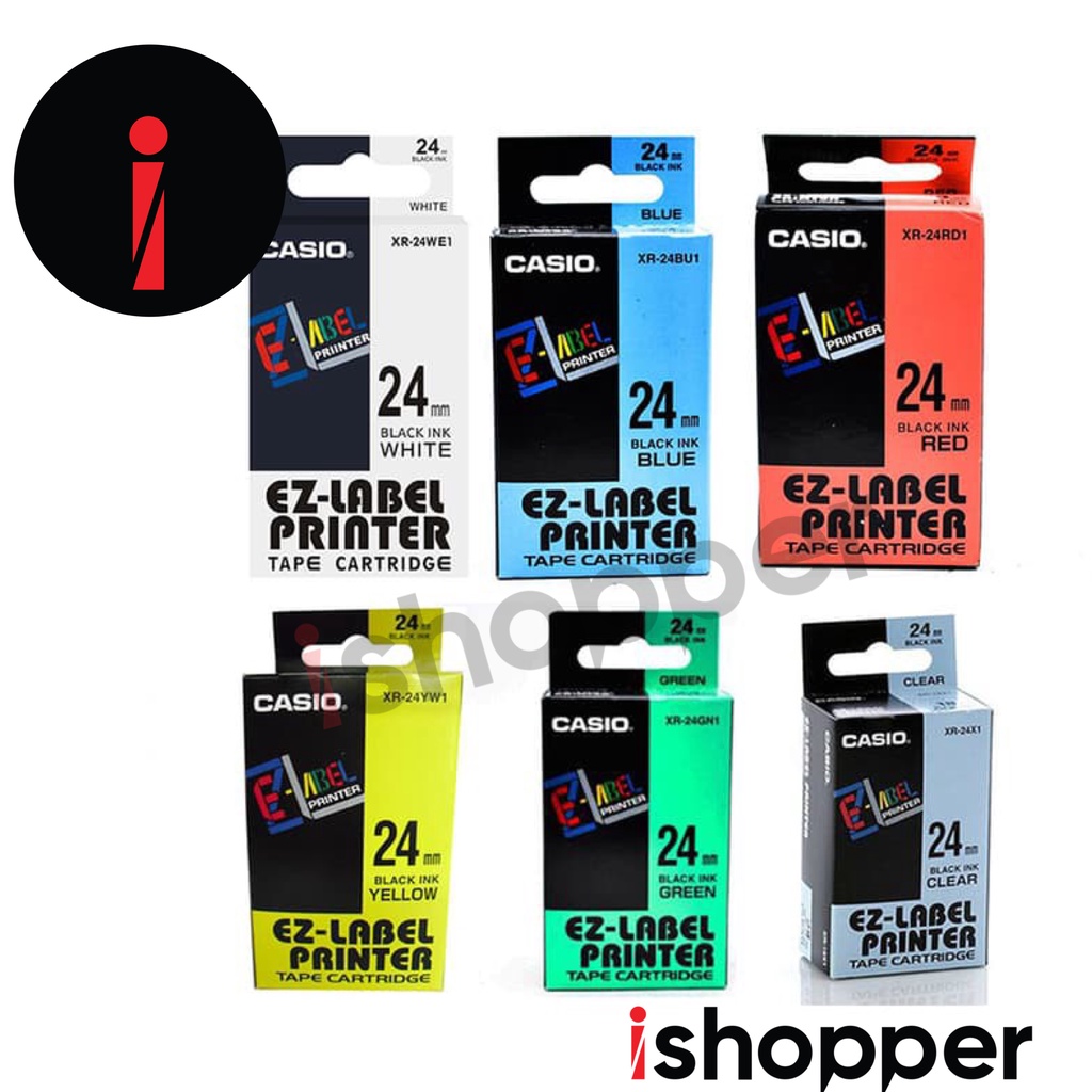 Casio EZ-Label Printer Tape Cartridge 24MM | Shopee Malaysia