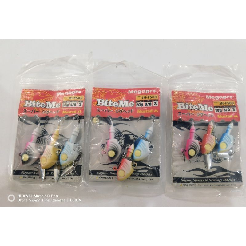MEGA PRO BITE ME JIG HEAD MUSTAD HOOK | Shopee Malaysia