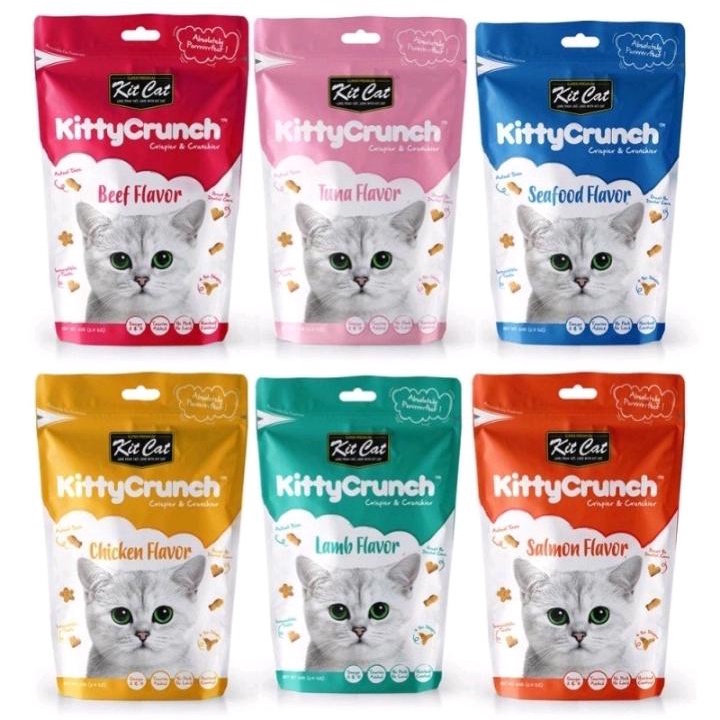 Kit Cat Kitty Crunch / Cat snack / Cat treats - 60g | Shopee Malaysia
