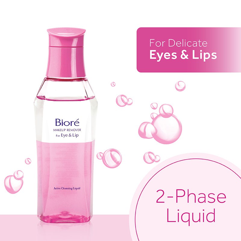 BIORE Makeup Remover for Eye & Lip (130ml) | Shopee Malaysia