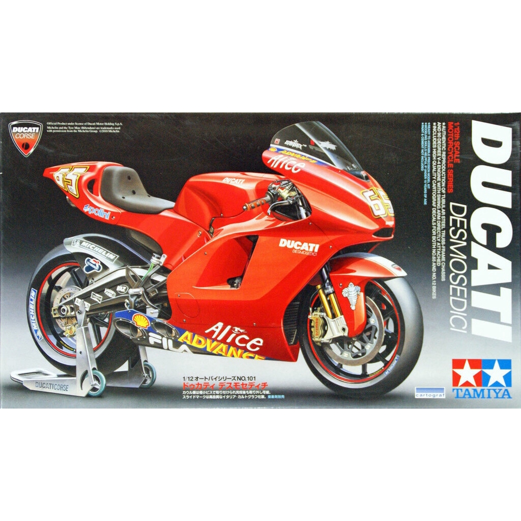 Bike Model 1/12 Tamiya Bike Ducati Desmosedici Plamo Modelkit | Shopee ...