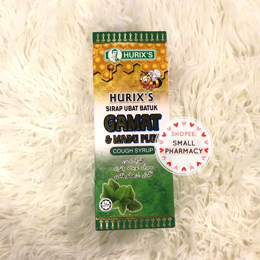 Hurix’s Sirap Ubat Batuk Gamat & Madu Plus Cough Syrup 60ml / 100ml ...