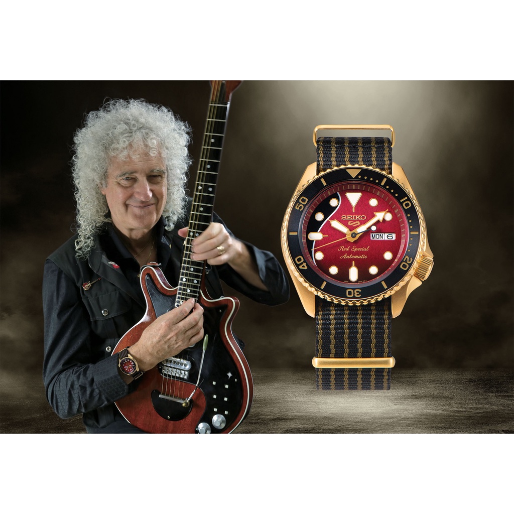 SEIKO 5 Sport x QUEEN's Guitarist Brian May Red Special SRPH80K1 ...