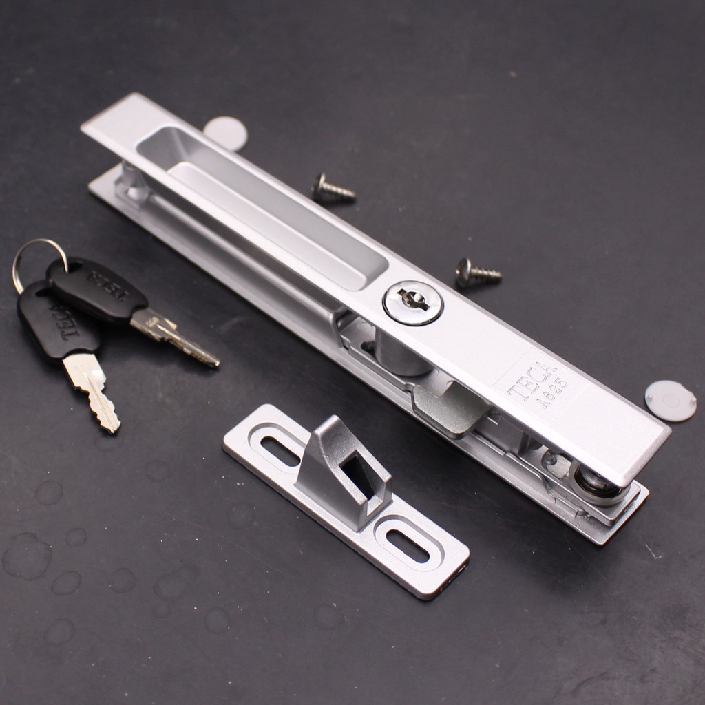 Aluminium Sliding Door Lockset with Key A6 25mm Kunci Pintu Sliding ...