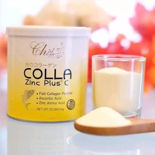 COLLA Zinc Plus C Collasin (Yellow Cans) | Shopee Malaysia