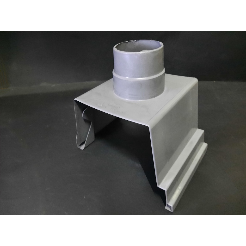 PVC Gutter Spout Head/ Gutter Outlet/ Water Channel Outlet/ Rainwater Outlet / Salur Air Buang ...