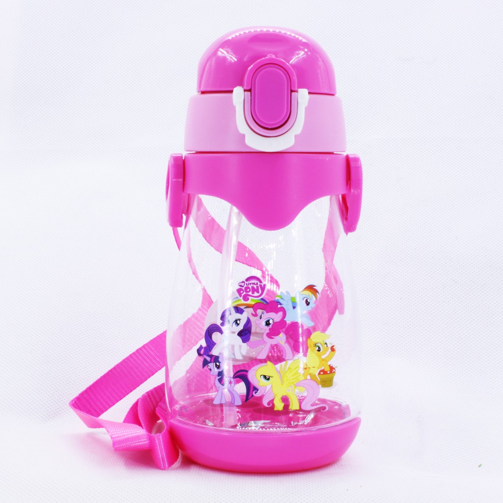 READY STOCK🔥 My Little Pony 500ml Water Bottle Full Color Lid with Long ...