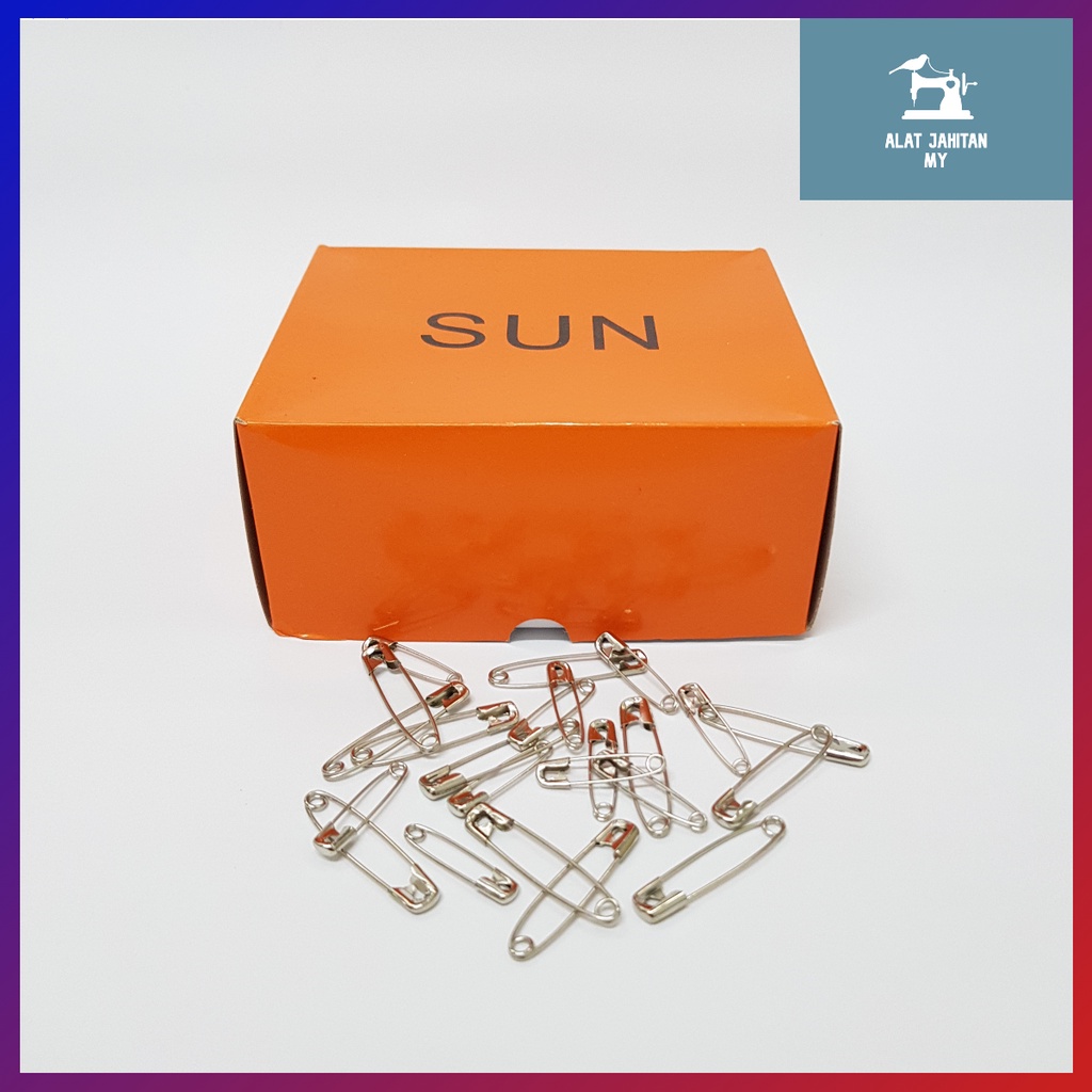 Sun Stainless Steel Safety Pin / Secure Pin (1box) | Pin Baju /Pin ...