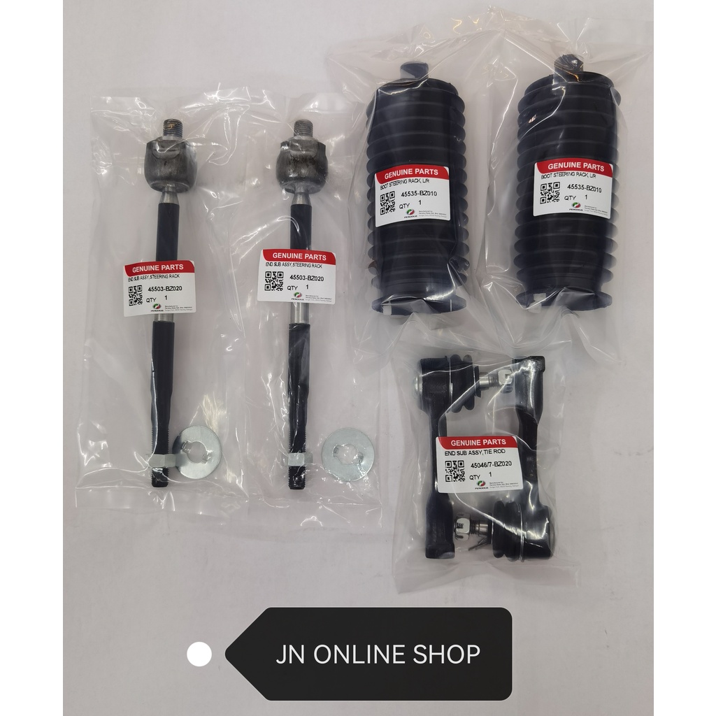 Tie Rod End+Rack End+Steering Boot Cover (OEM) for Perodua Myvi Old ...