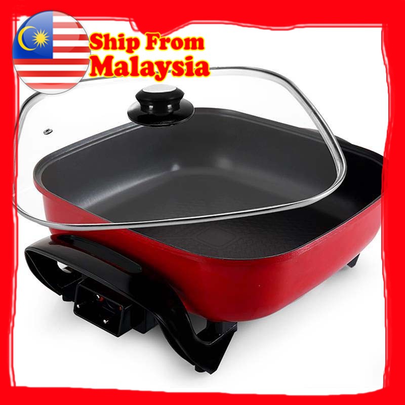🔥BEST BUY 🔥 KOREAN STYLE MULTIFUNCTION COOKER AND PAN GRILL ( 2.8KG ) | Shopee Malaysia