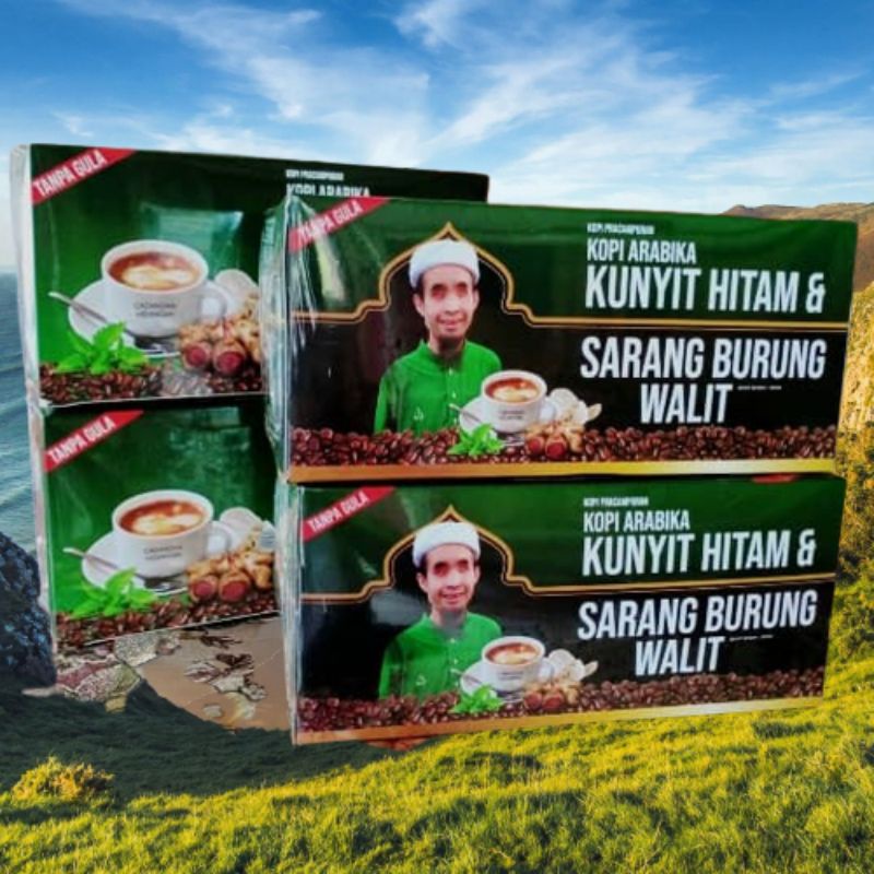 (ORIGINAL) Kopi Arabika Kunyit Hitam & Sarang Burung Walit | Shopee ...