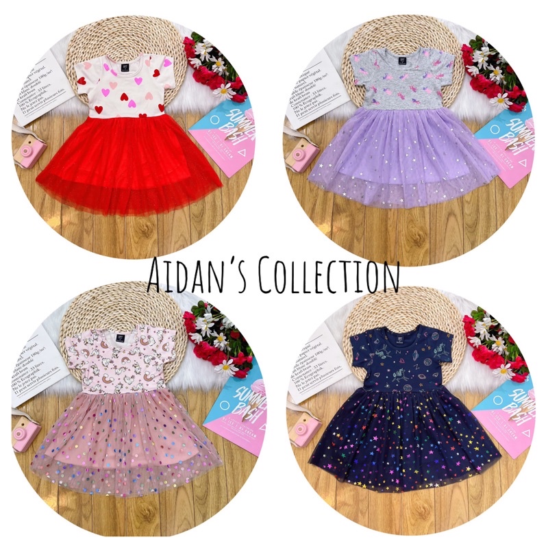 Dress Raya / Gaun Budak Perempuan / Dress Tutu / Dress Girl (1-8 Tahun ...