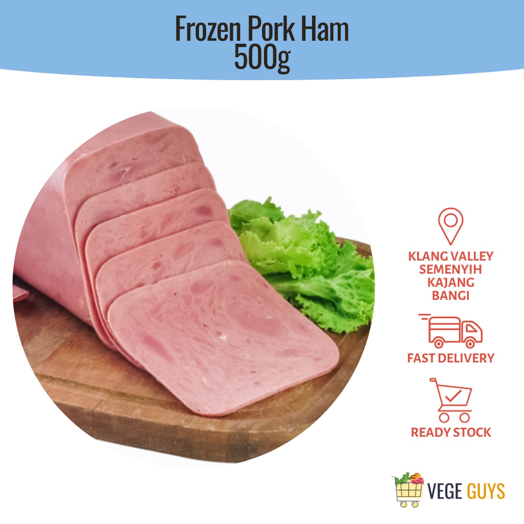 Frozen Pork Ham 猪火腿 (+/- 500g) | Shopee Malaysia