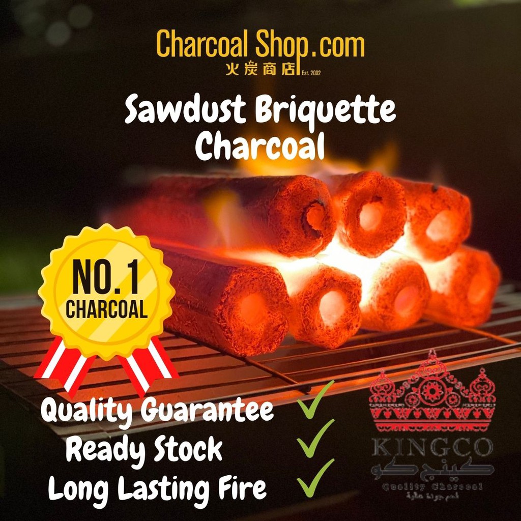 10KG Sawdust Briquette Charcoal-Super Premium Grade "CHARCOAL ARANG KAYU 火炭- Best In Malaysia ...